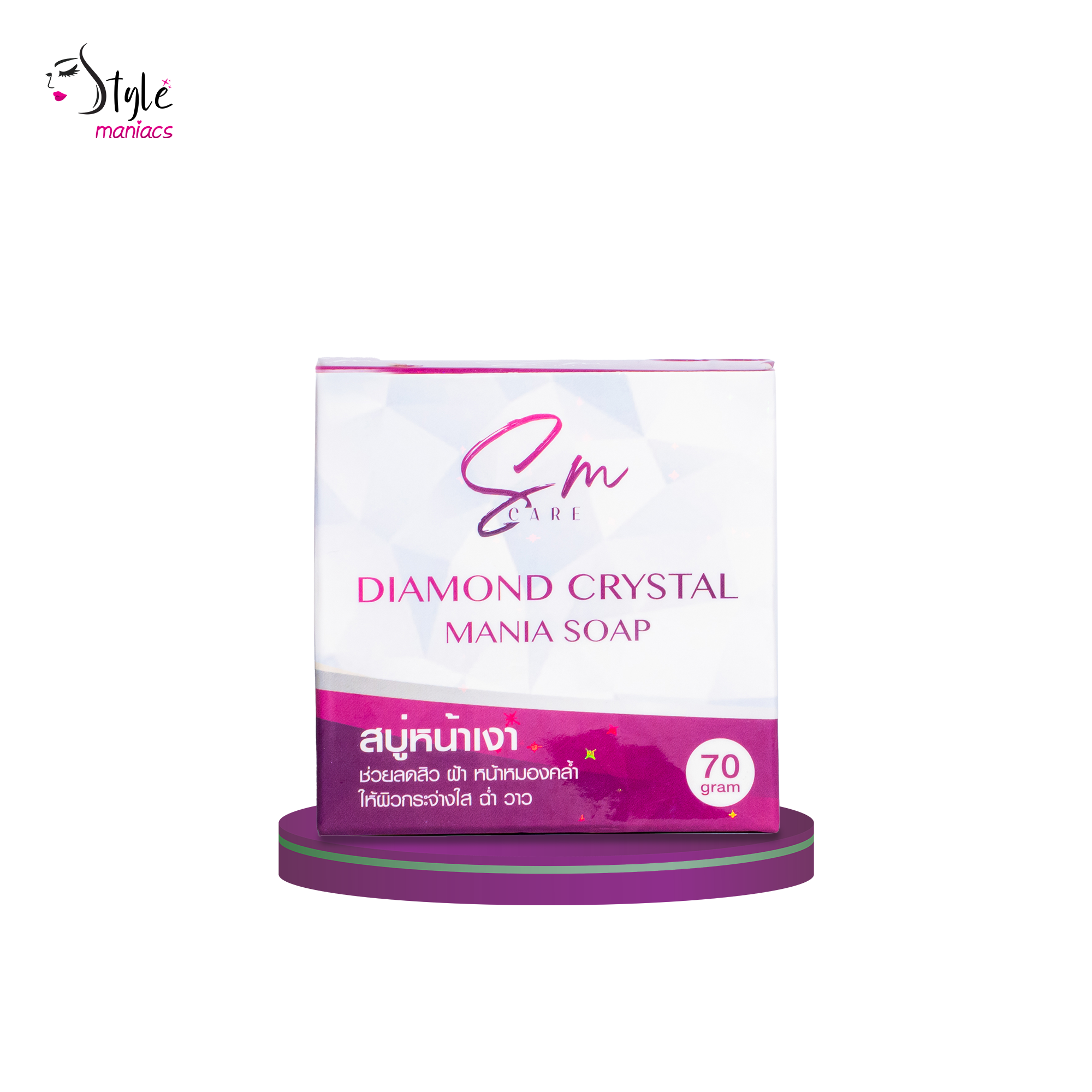 Soap for Bright & Glowing Skin – SM Diamond Crystal Soap – Style Maniacs